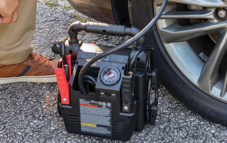Jump Starter With Air Compressor - Everstart Jump Starter